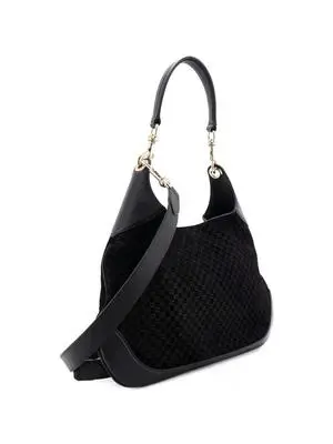 Gucci Gg Suede Medium Shoulder Bag