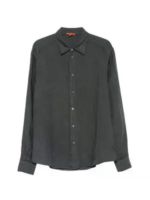 Barena Venezia Maridola Telino Long-sleeve Linen Shirt - Grey