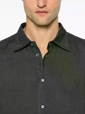 Barena Venezia Maridola Telino Long-sleeve Linen Shirt