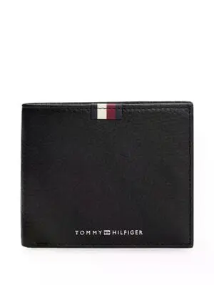 Tommy Hilfiger Logo-lettering Wallet - Black