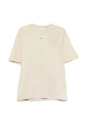 Iceberg 5d Logo-plaque Cotton T-shirt - Neutrals