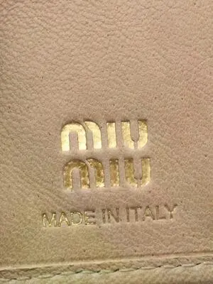 Miu Miu Nappa Bi-fold Wallet