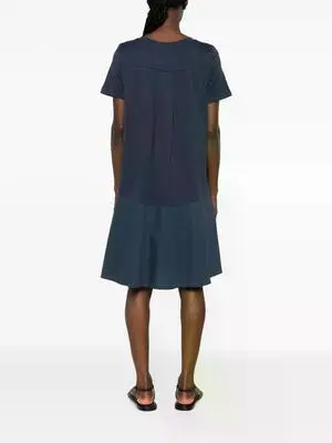 Marella Rugiada Short-sleeve Panelled Mini Dress