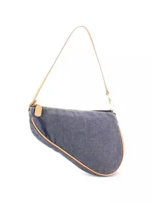 Dior Vintage Denim Mini Clutch Bag