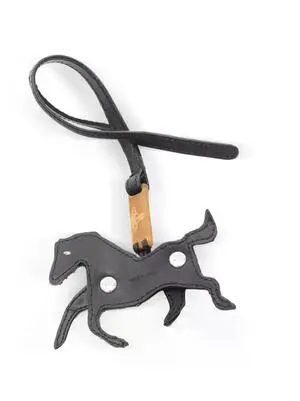 VIVIENNE WESTWOOD Horse Charm Keyring - Brown