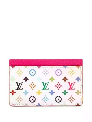 LOUIS VUITTON X Takashi Murakami Monogram Multicolor With Leather Card Holder - Multicolour