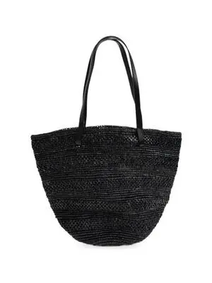 BY MALENE BIRGER Mirabell Woven Shoulder Bag - Black