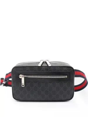 Gucci Gg Supreme Belt Bag - Black
