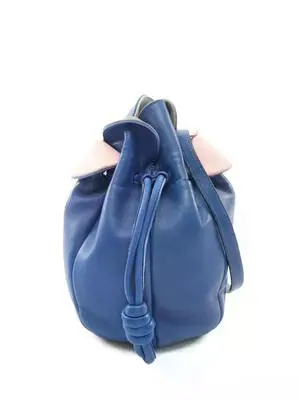 Loewe Micro Flamenco Bucket Bag - Blue