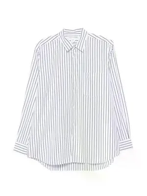 Comme Des Garçons Striped Shirt - White