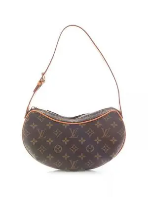 LOUIS VUITTON Monogram Croissant Shoulder Bag - Brown
