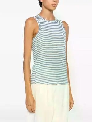 Momoni Striped Sleeveless T-shirt
