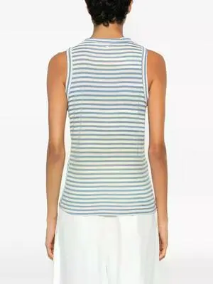 Momoni Striped Sleeveless T-shirt