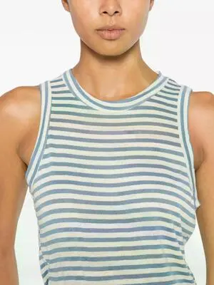 Momoni Striped Sleeveless T-shirt