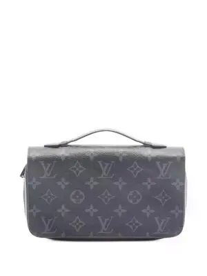 LOUIS VUITTON 2020 Zippy Xl Monogram Eclipse Wallet - Grey