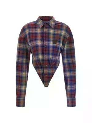 Dsquared2 Asymmetrical Check Shirt