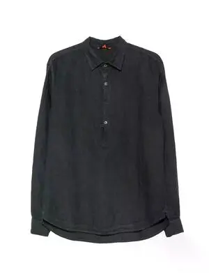 Barena Venezia Pavans Telino Button-up Long-sleeve Shirt - Black