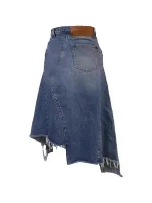 Loewe Asymmetric Patchwork Skirt