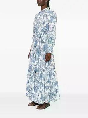 MC2 SAINT BARTH Jensen Graphic-print Shirt Dress