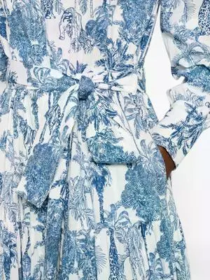 MC2 SAINT BARTH Jensen Graphic-print Shirt Dress