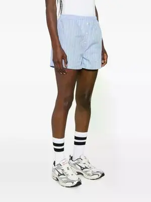 SPORTY & RICH Vertical Stripe Shorts