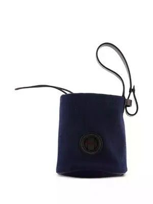 Hermès Toile Dog Pouch - Blue