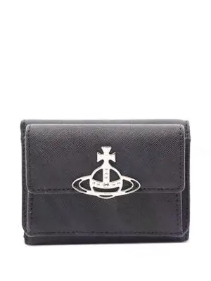 VIVIENNE WESTWOOD Orb Trifold Wallet - Black