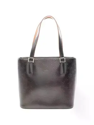 LOUIS VUITTON Monogram Stockton Handbag - Black
