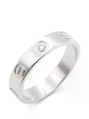 Cartier 18k White Gold Diamond Ring