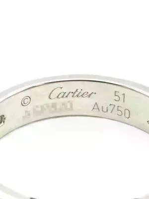 Cartier 18k White Gold Diamond Ring