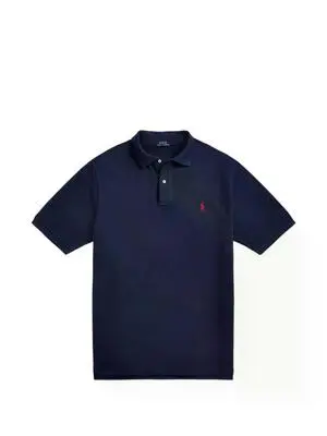 Polo Ralph Lauren Ribbed Pony Cotton Shirt - Blue