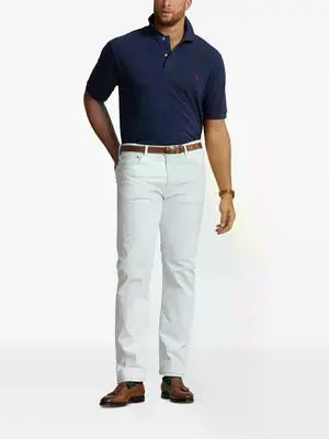 Polo Ralph Lauren Ribbed Pony Cotton Shirt - Blue