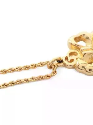 Dior Tone Mirror Motif Rope Chain Necklace