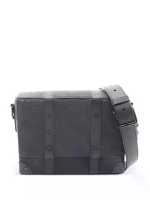 LOUIS VUITTON Pm Trunk Messenger Shoulder Bag - Black