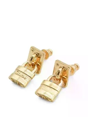 Chloé Padlock Detail Earrings