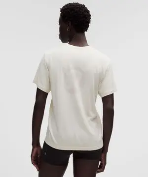 Lululemon Swiftly Relaxed Short-sleeve Shirt - Light Ivory