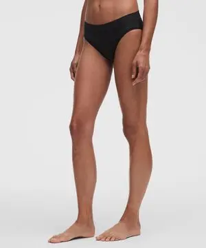 Lululemon Underease Mid-rise Bikini Underwear Black