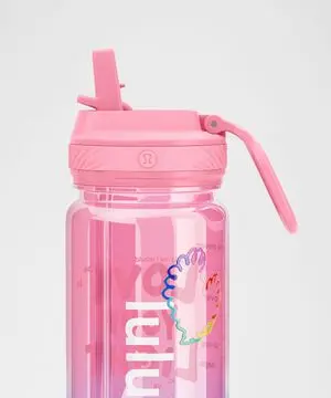 Lululemon Back To Life Clear Bottle 24oz Straw Lid