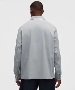 Lululemon Unshaken Long-sleeve Collared Shirt - Feather Grey