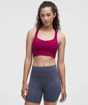 Lululemon Like A Cloud Train Bra - Raspberry Rave