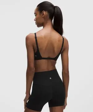 Lululemon Ribbed Cami-strap Bra - Black