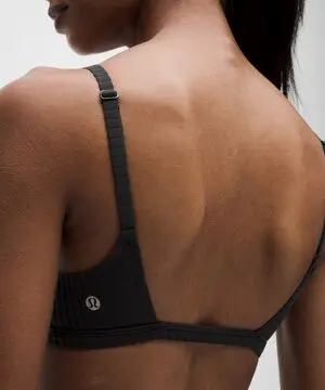 Lululemon Ribbed Cami-strap Bra - Black
