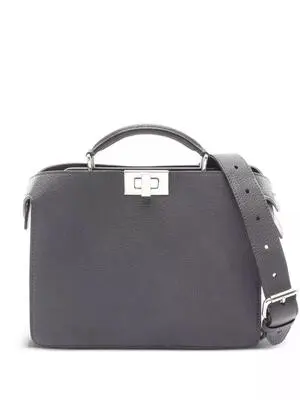 Fendi Small Peekaboo Iseeu Handbag - Grey