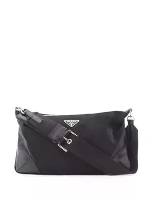 Prada Tessuto Light Shoulder Bag - Black