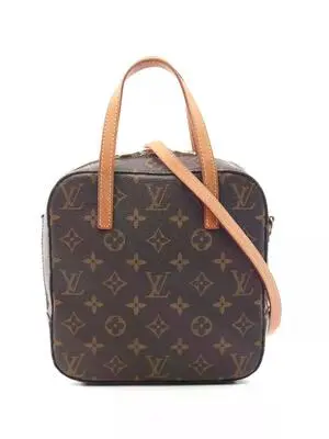 LOUIS VUITTON Monogram Spontini Handbag - Brown