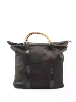 Gucci Bamboo Handle Tote Bag - Brown