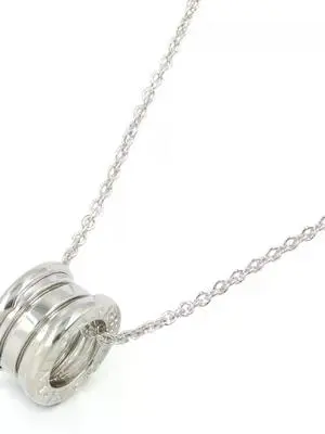 BVLGARI B.zero1 18k White Gold Pendant Necklace