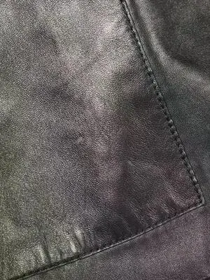 Hermès Hooded Leather Gilet Coat