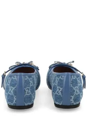 Gucci Ballerina Flats With Horsebit Detail