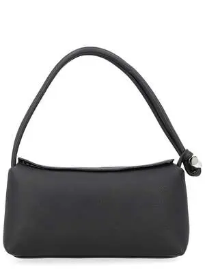 Longchamp Roseau M Shoulder Bag - Black